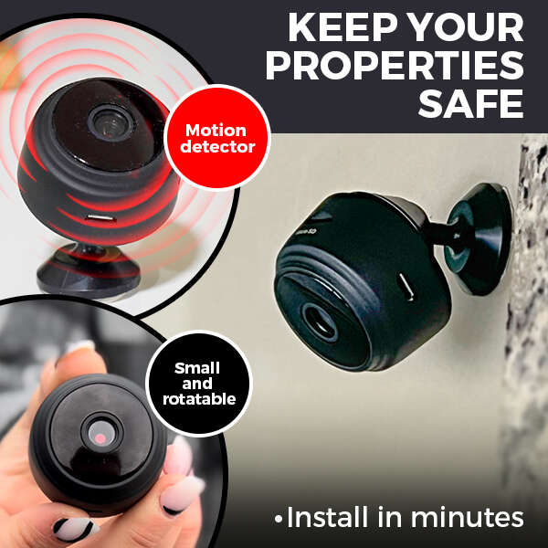 Axsio Full HD - Mini rotating security camera | dokishop.uk